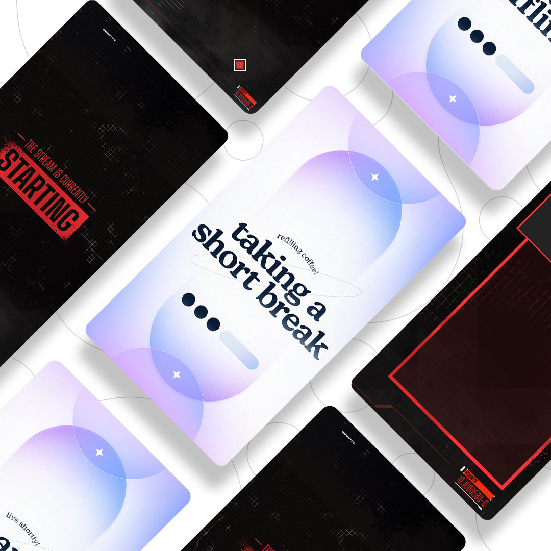 Free Vertical Stream Overlays Bundle | GETREKT