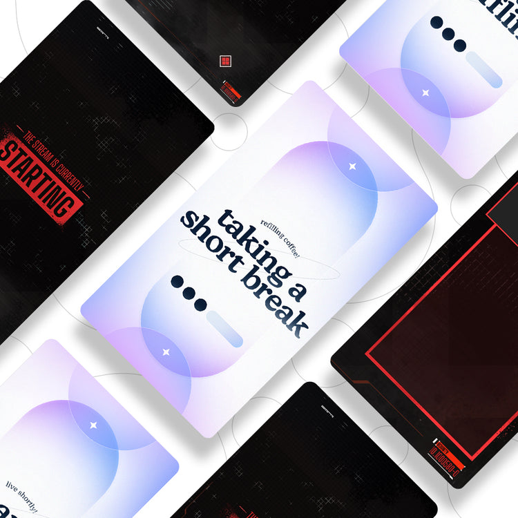 Free Vertical Stream Overlays Bundle | GETREKT