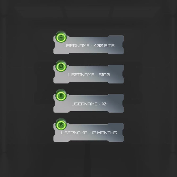 Apollo 2d animated Webcam Overlays for Twitch & OBS