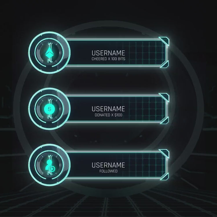 TRN 3D Animated Stream Overlays Package | GETREKT