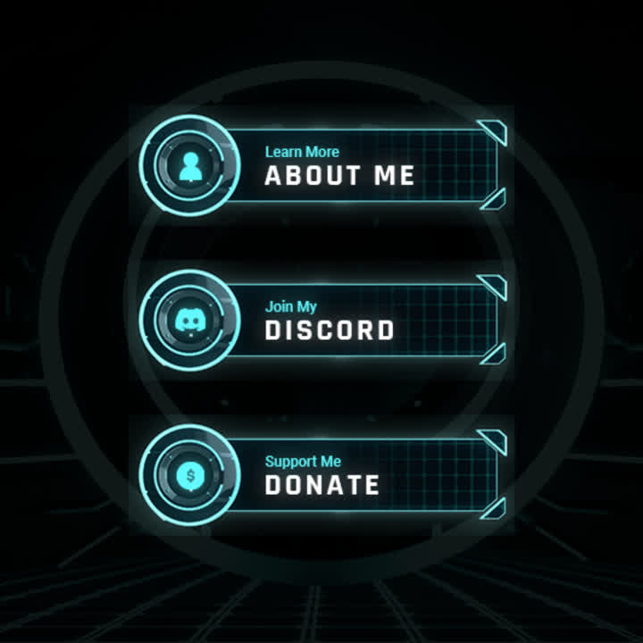 TRN Tron Stream Overlays Package for Twitch & OBS