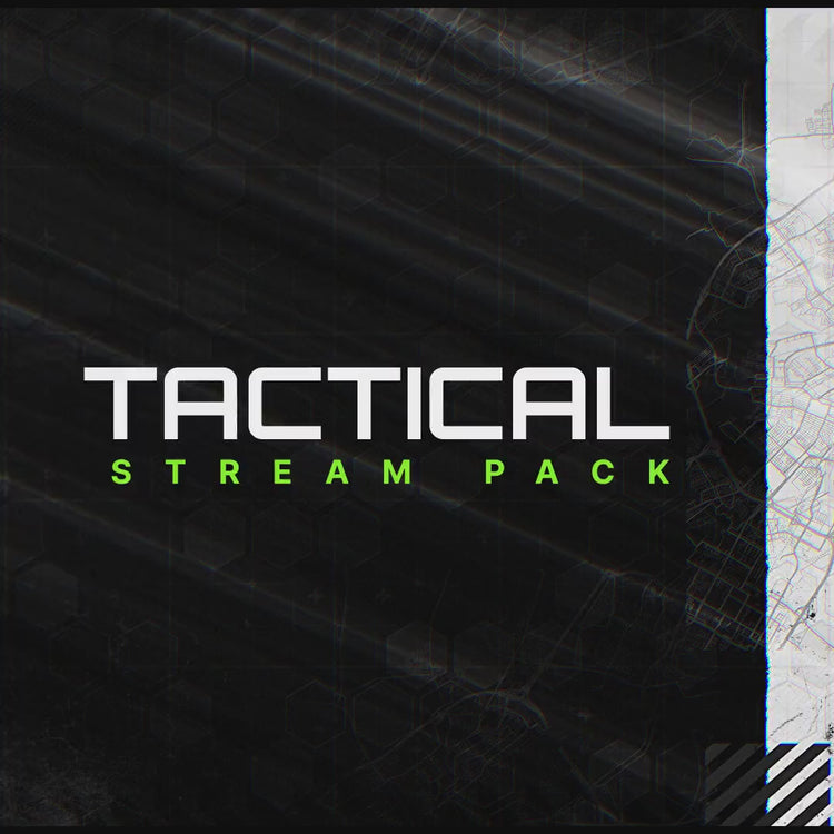 Tactical Animated Stream Overlays Package | GETREKT