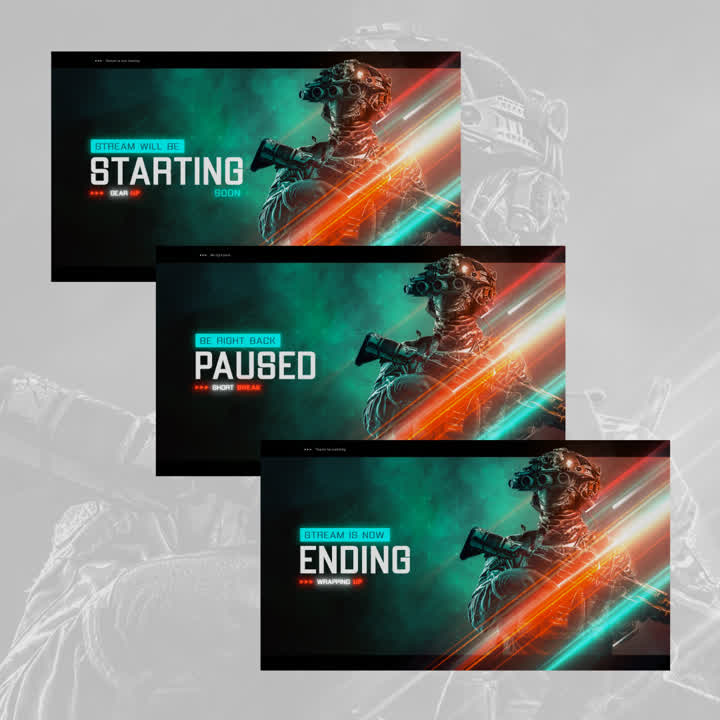Battlezone Animated Scenes for Twitch, OBS & Streamlabs