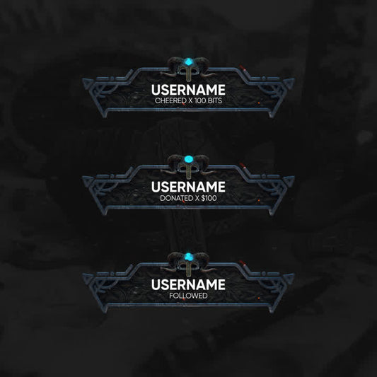 Twitch Alerts Collection: 3D Animated Alerts for Streamlabs