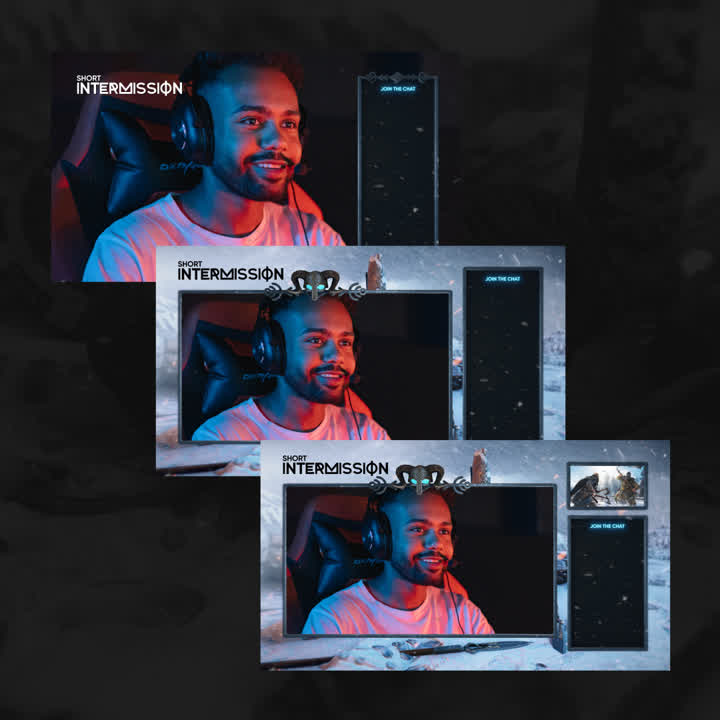 Ragnar Stream Overlays Package for Twitch, OBS & Streamlabs