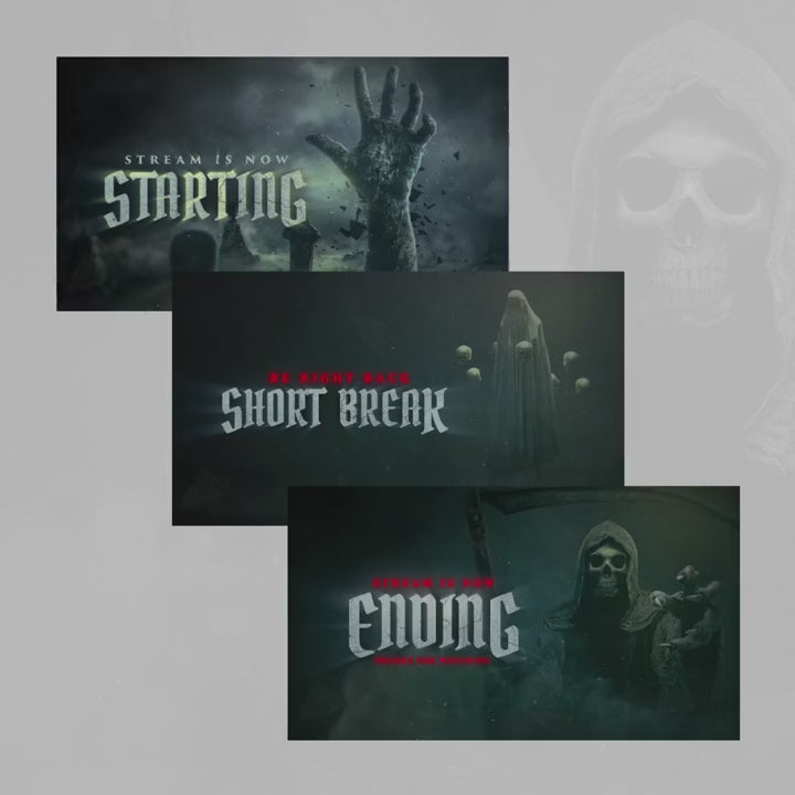 Horror Animated Stream Overlays | GETREKT Labs