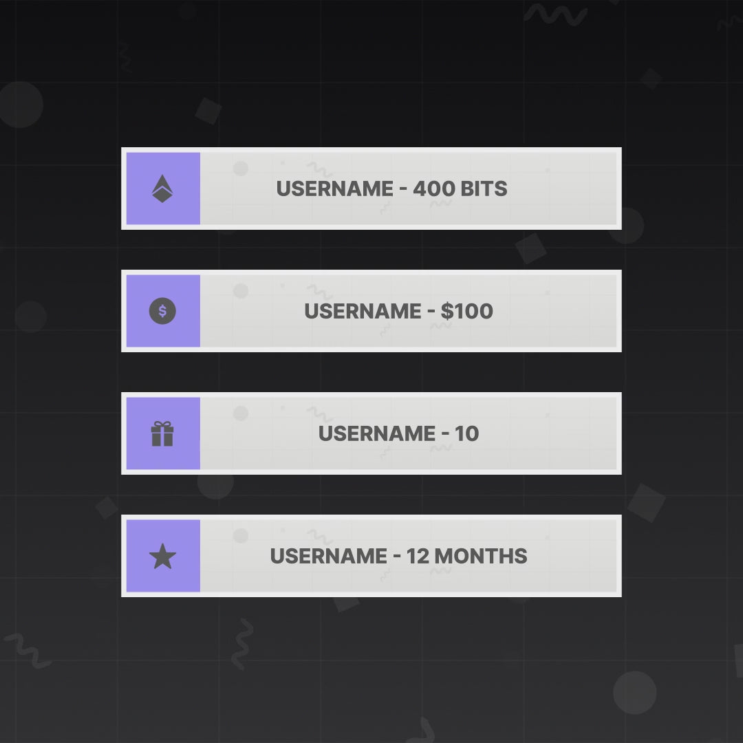 Shift Animated Stream Overlays Package for Twitch & OBS