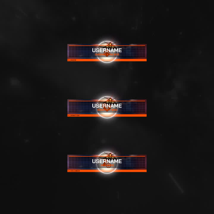 Nebula Stream Overlays Package for Twitch, OBS & Streamlabs