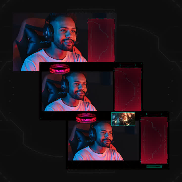 HUD Stream Overlays Package for Twitch, OBS & Streamlabs